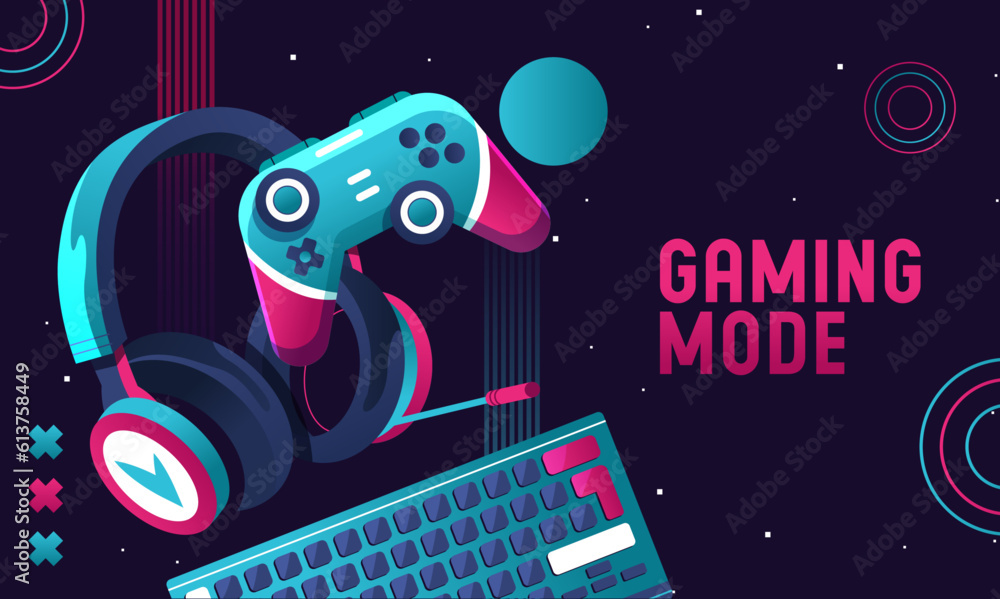 GAMER DAY Stock Vector | Adobe Stock