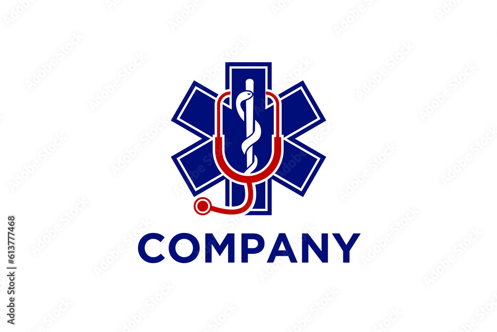 Logo icon Emergency medical services stock vector Stock Vector | Adobe ...