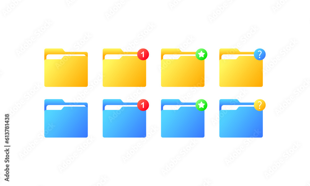 Computer Folder Icon Vector