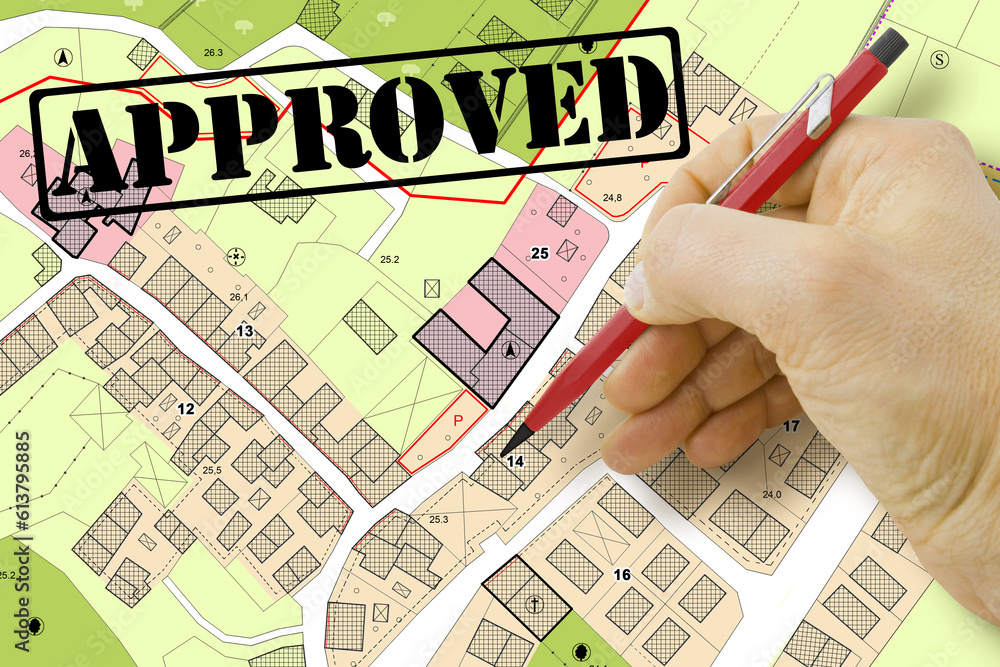 Foto de Imaginary approved General Urban Plan - Zoning regulations ...