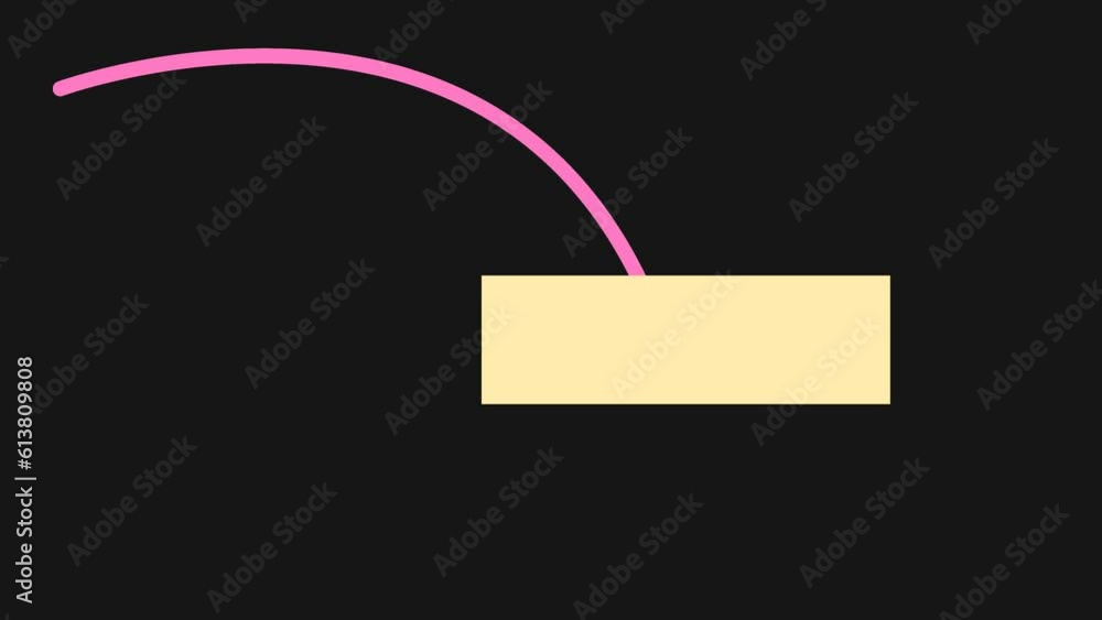 Colorful lower third template design headline title animation in 4K ...