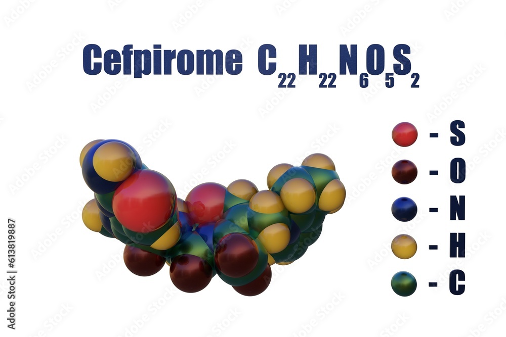 Ilustrace „Cefpirome, a semisynthetic, broad-spectrum, fourth ...