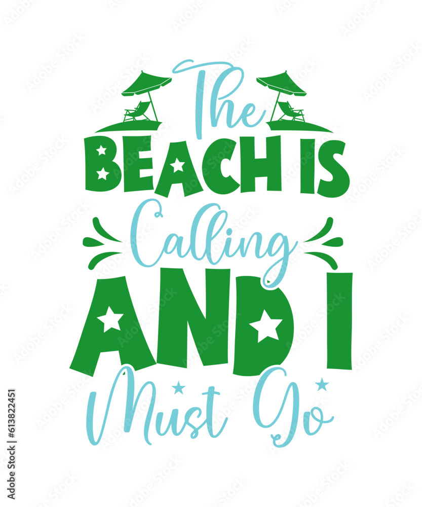 Summer Beach Bundle SVG, Beach Svg Bundle, Summertime, Funny Beach ...