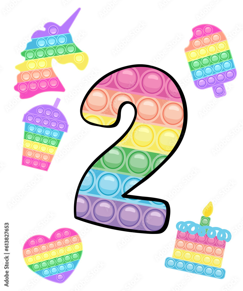 Number 2 Birthday Images