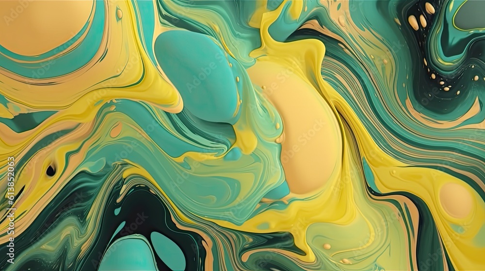 layered paint background, thick oil color illustraion, liquid art ...