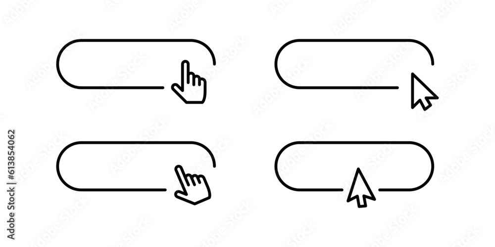 Press the cursor set button with a mouse click. Click here web button ...