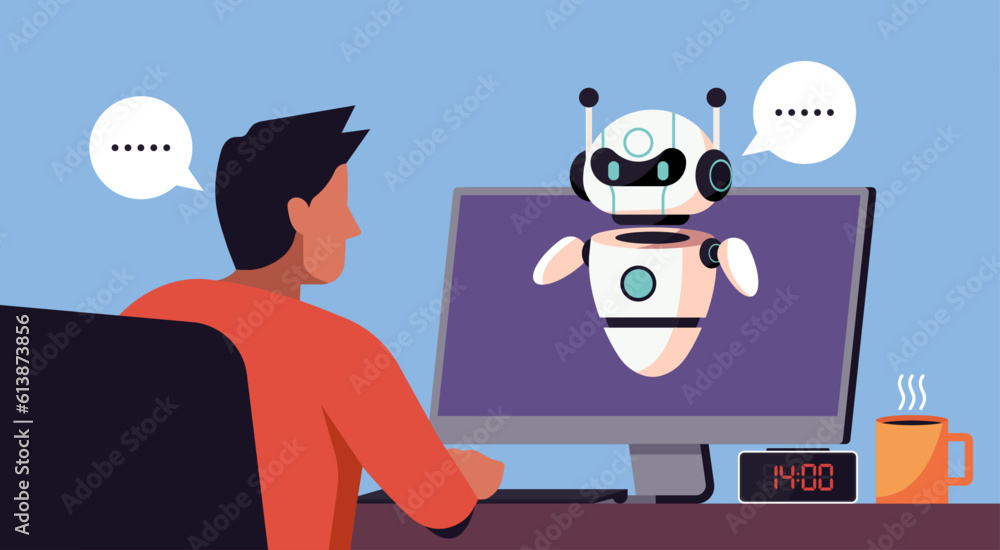 Talking Computer Robot