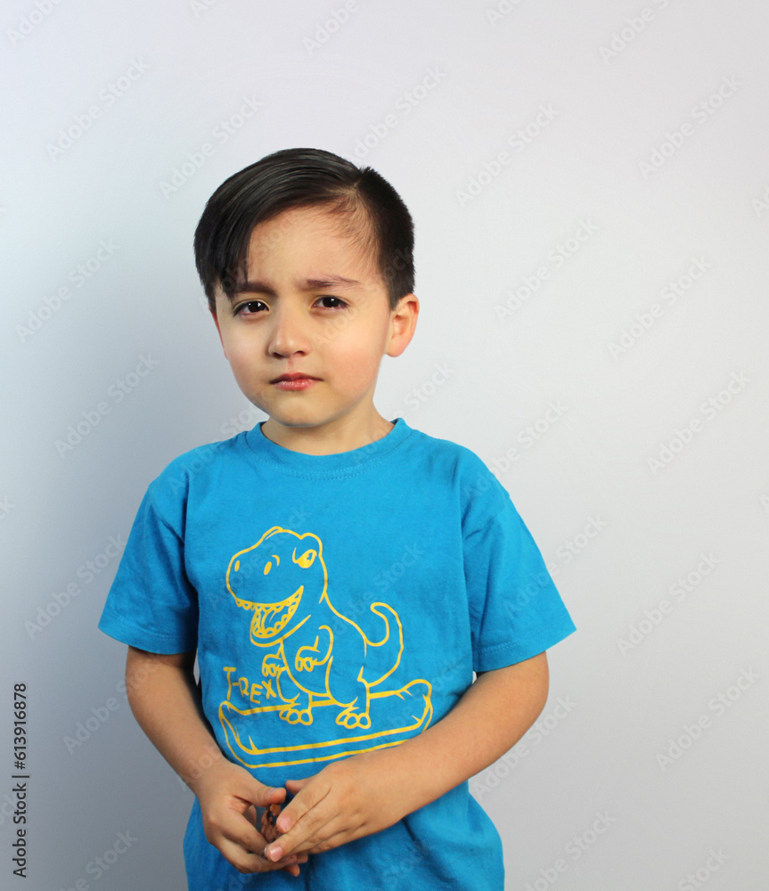 sad, disappointed child, about to cry, frown, closed lips, downcast ...