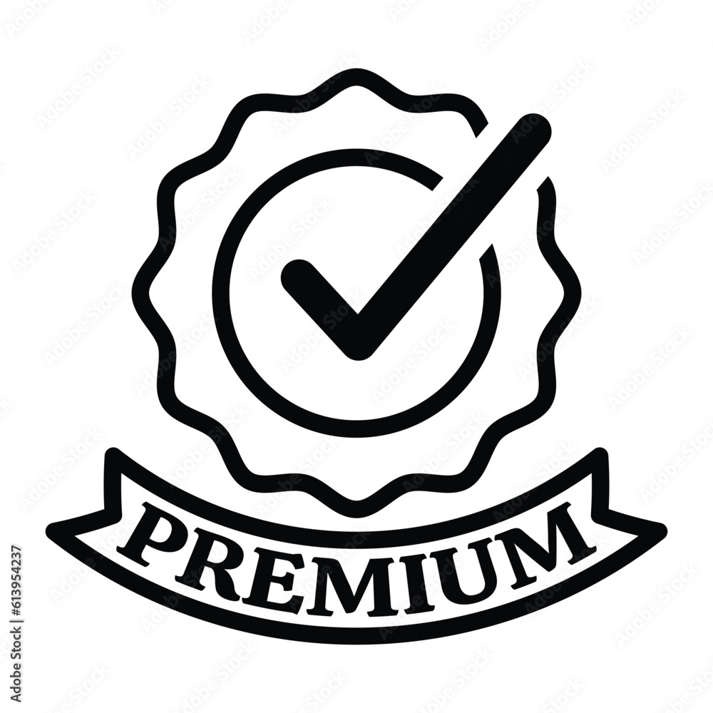 Premium Badge Icon, Medal Vector, Winner Badge, Certification Icon ...