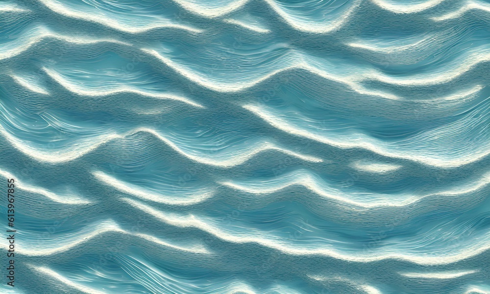 Seamless realistic water ripples or ocean waves background texture. 3D ...
