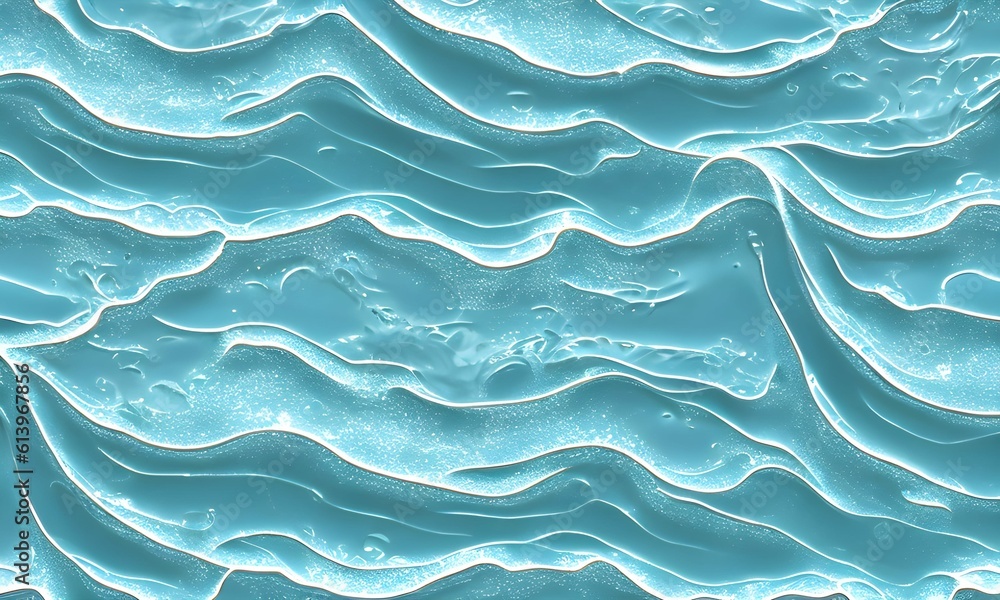 Seamless realistic water ripples or ocean waves background texture. 3D ...