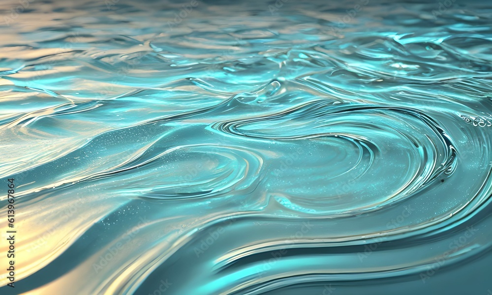 Seamless realistic water ripples or ocean waves background texture. 3D ...