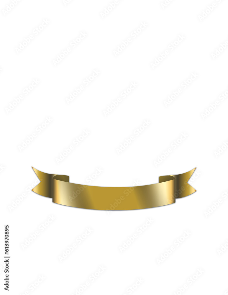 Shiny Gold Banner Transparent PNG Image Vector Stock Illustration ...