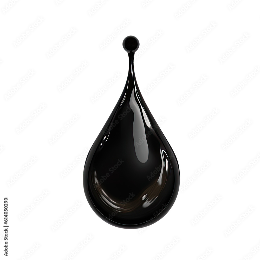 Black drop barrel isolated on transparent background, Generative AI ...