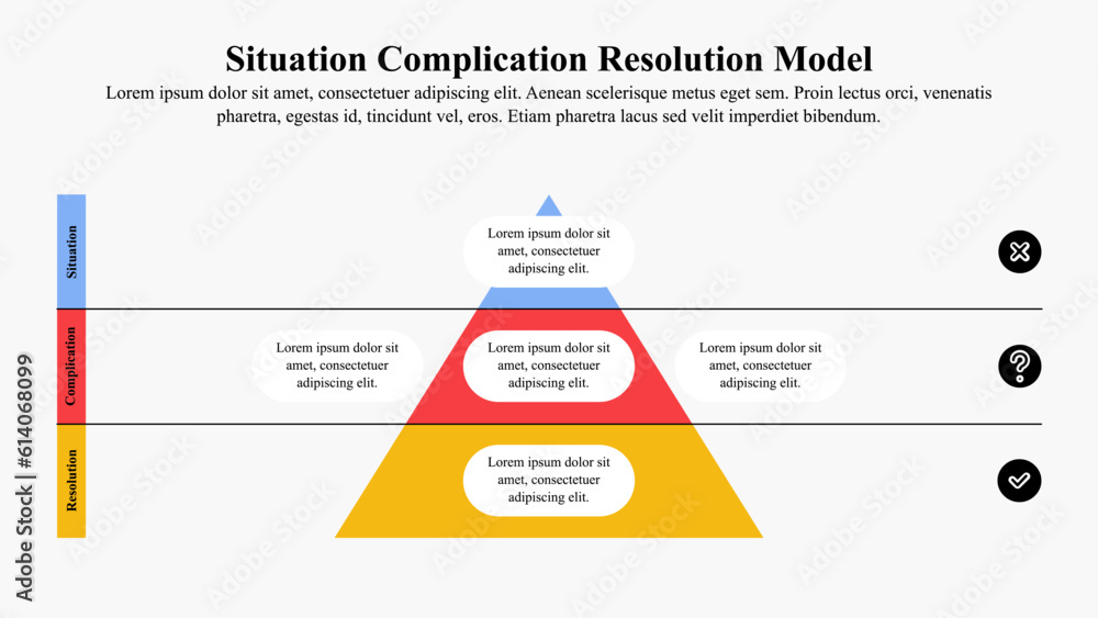 Infographic presentation template of situation complication resolution ... Infographic presentation template of situation complication resolution ...