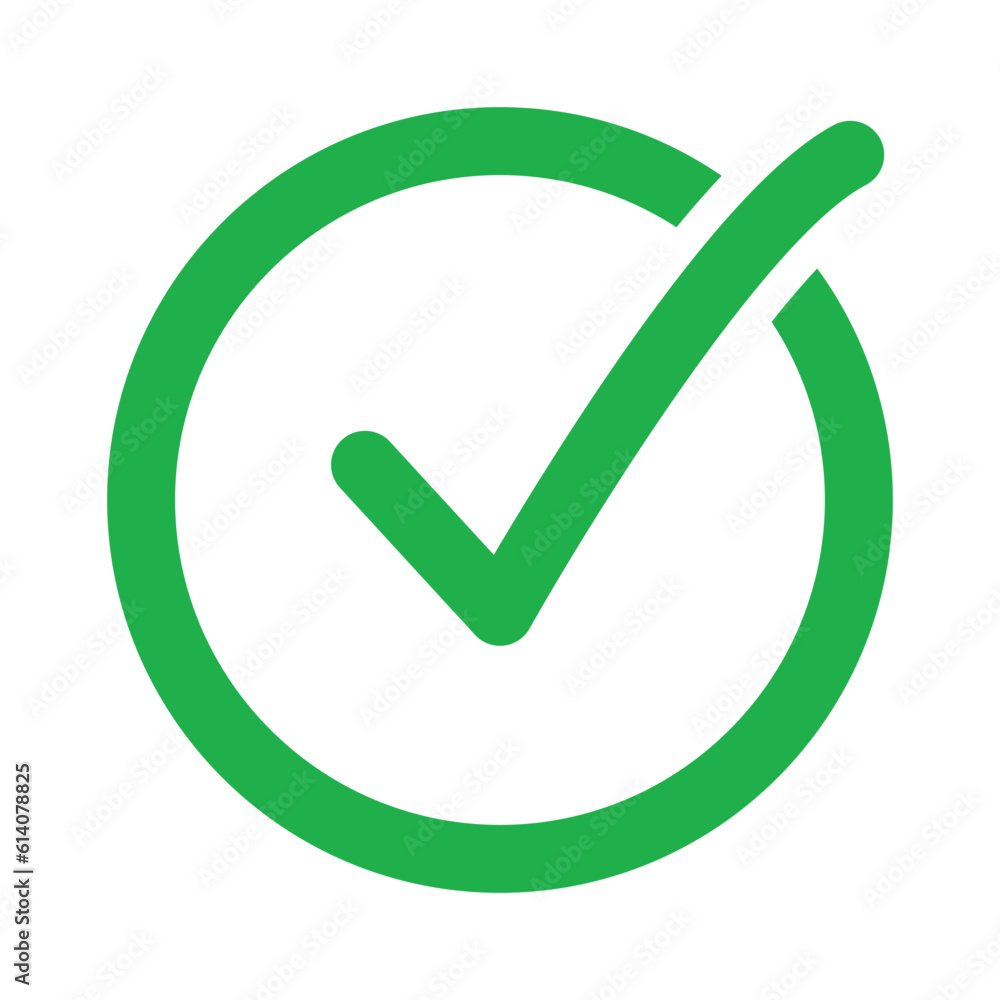 Check Mark Icon Vector, Checkmark Icon, Approved Symbol, Confirmation ...