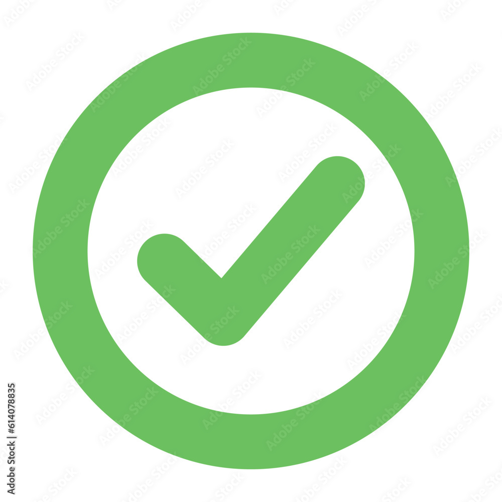Check Mark Icon Vector, Checkmark Icon, Approved Symbol, Confirmation ...