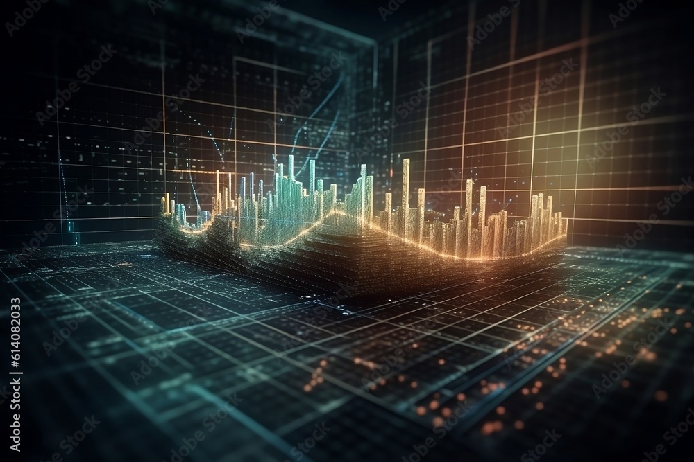 Economic charts, indicators. Stock Illustration | Adobe Stock
