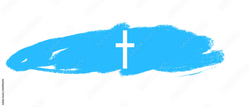 banner crosses illustration, border Isolated on transparent background ...