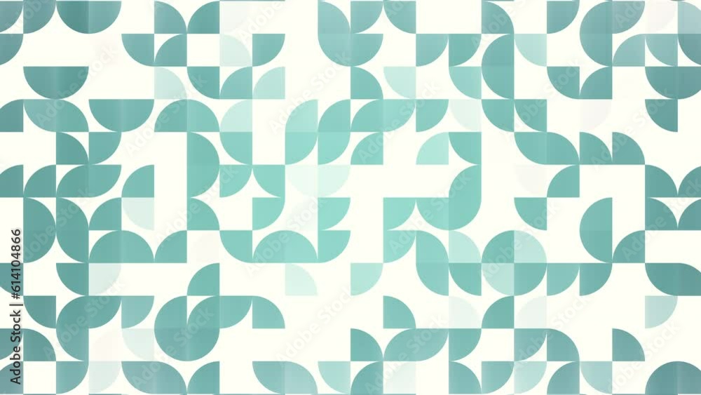 2D simple animation of quarter circle pattern with opacity effects on ...