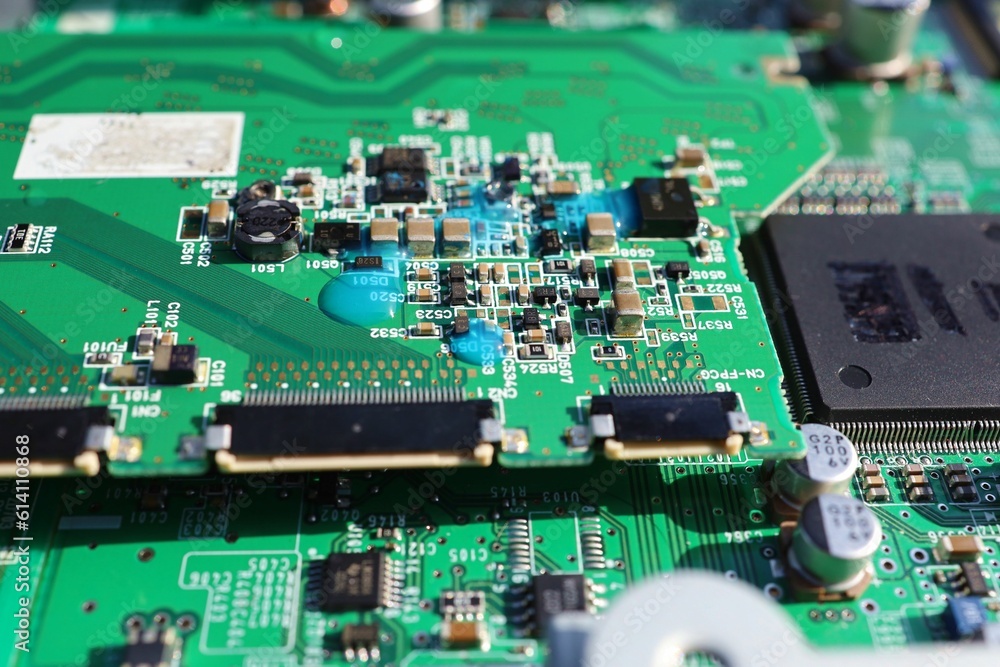 wet motherboard. Image: The negative side of semiconductors ...