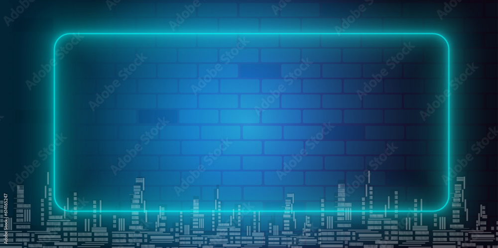 HUD building and city futuristic background vector for technology and ...