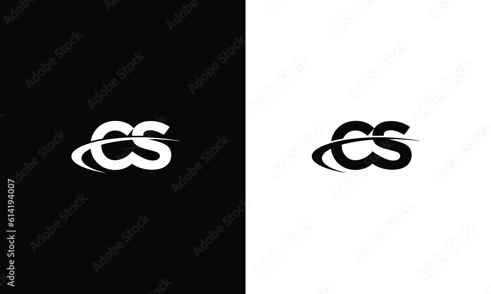 cs logo vector design template sign Stock Vector | Adobe Stock