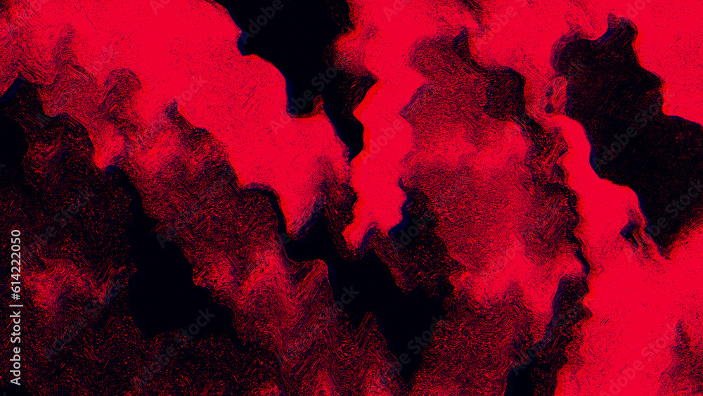 Red paint glitch background. Digital art for poster, flyer, banner ...