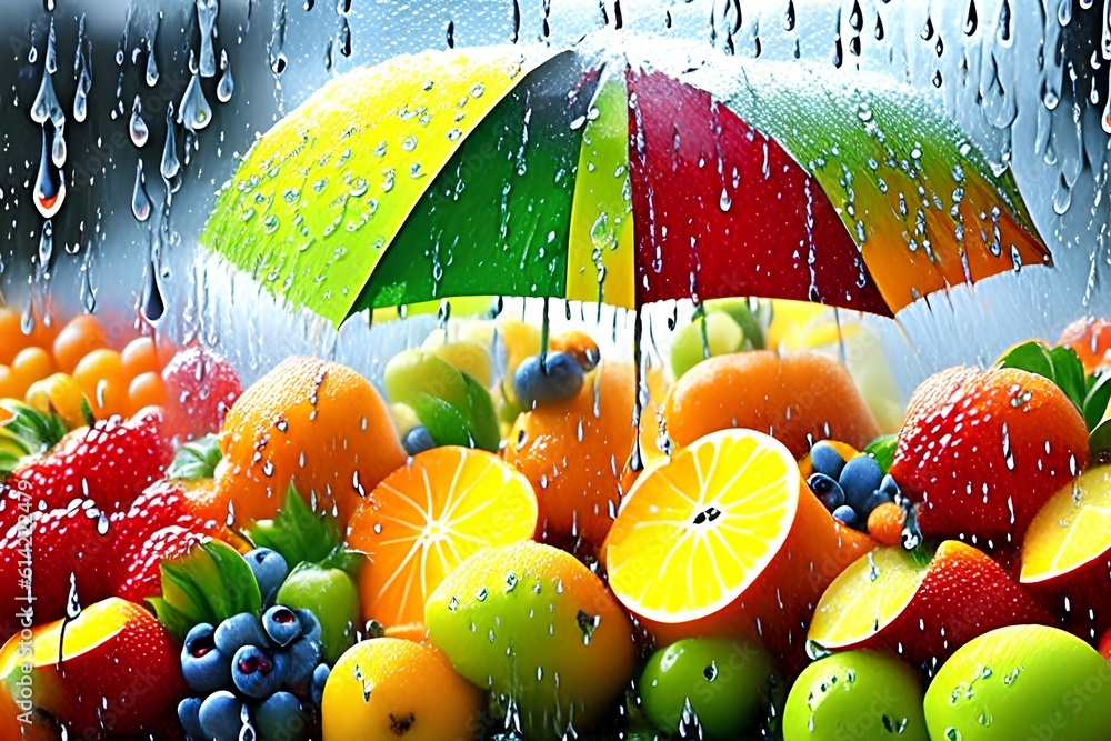 Fruits and rain have an intricate relationship that influences the ...