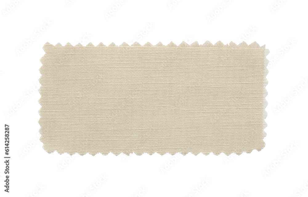 Beige fabric swatch samples texture isolated with clipping path Stock ...
