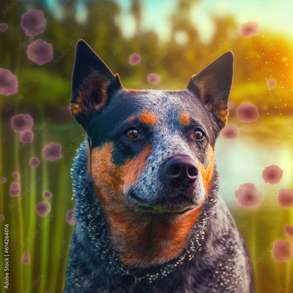 Ravishing hyper realistic digital illustration portrait of Australian ...