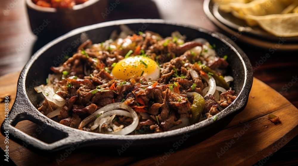 Sisig: Sizzling Filipino Delicacy Stock Illustration | Adobe Stock