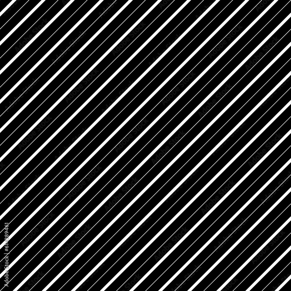 Diagonal thin white lines abstract on black background. Seamless ...
