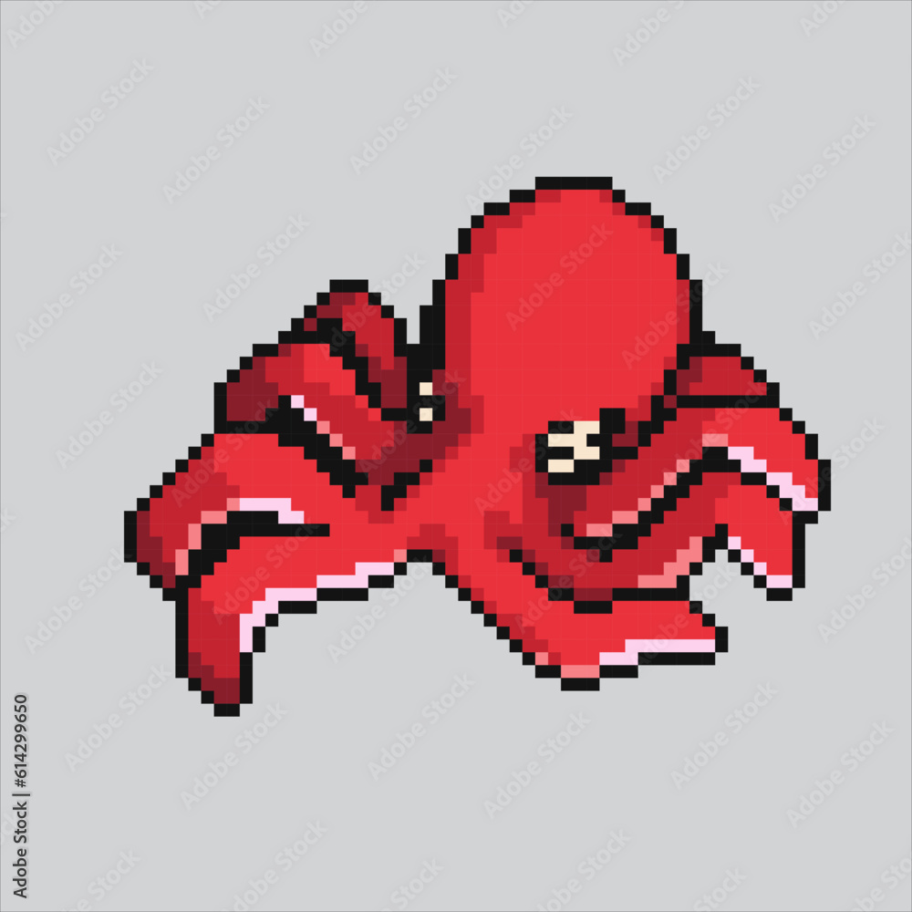 Pixel art illustration Octopus. Pixelated Octopus. Sea Octopus icon ...