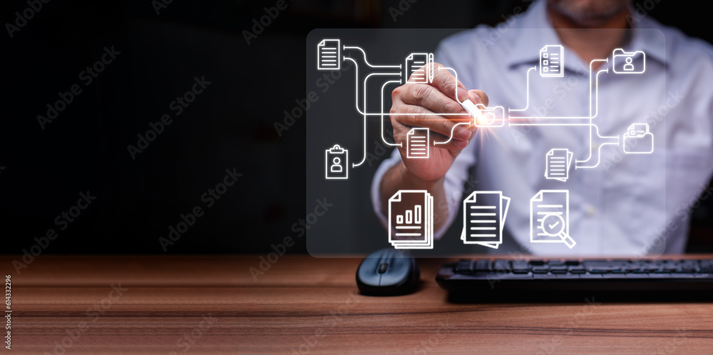 Database administrators backup company, customer data concept ... Database administrators backup company, customer data concept ...
