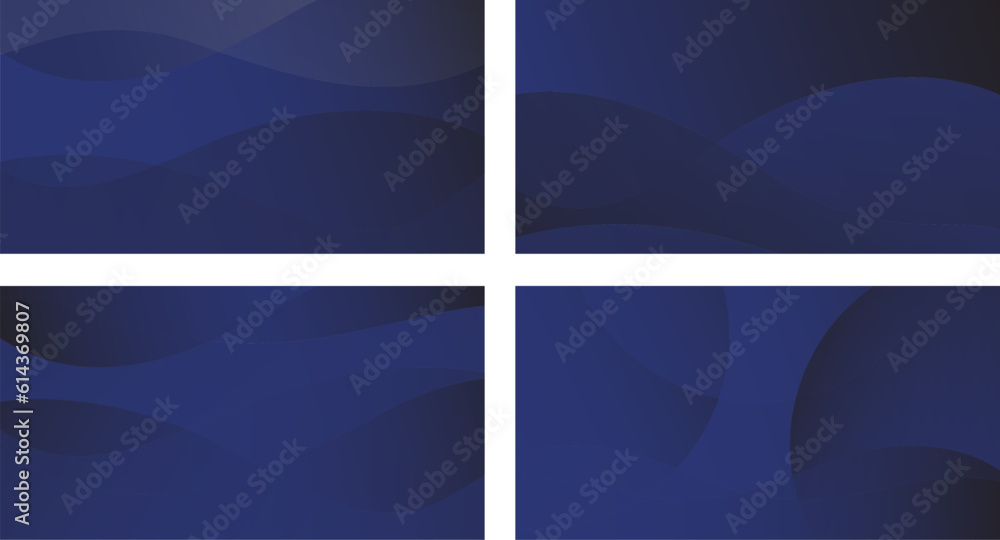 Dark blue frame set for banner, backdrop, background, wallpaper ...