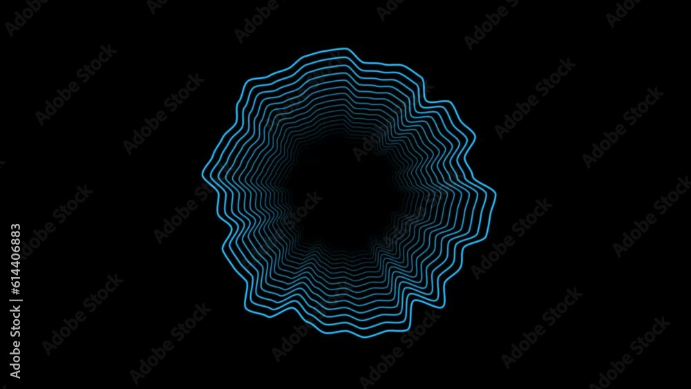Circle line wave spectrum animation. Color Audio Spectrum Waveform ...