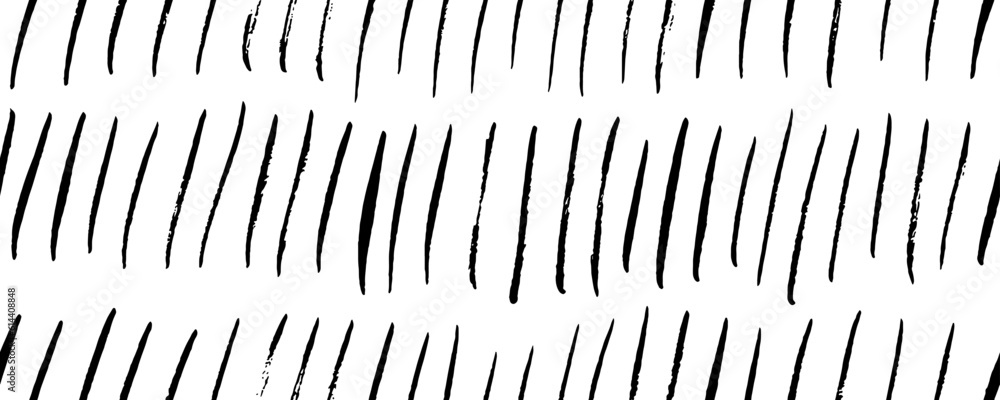 Thin small vertical lines seamless pattern. Horizontal banner with ...