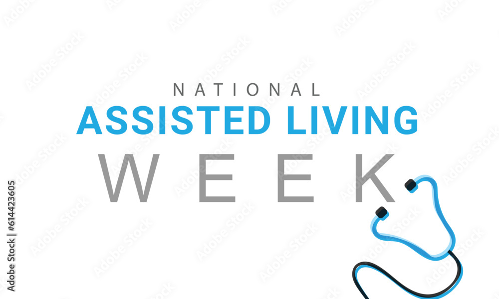 National assisted living week. background, banner, card, poster ...