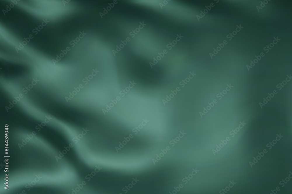 Close-up texture of dark green silk. Hunter green fabric smooth texture surface background ...