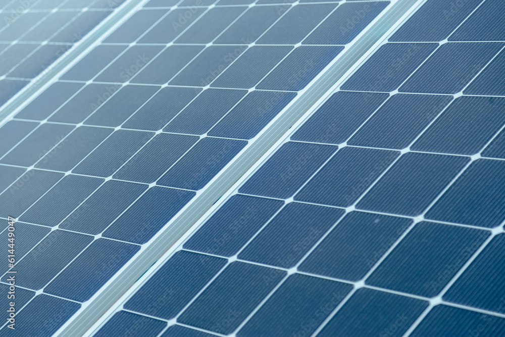 Photovoltaic Solar Panels, Power Station. Sustainable Technology ...