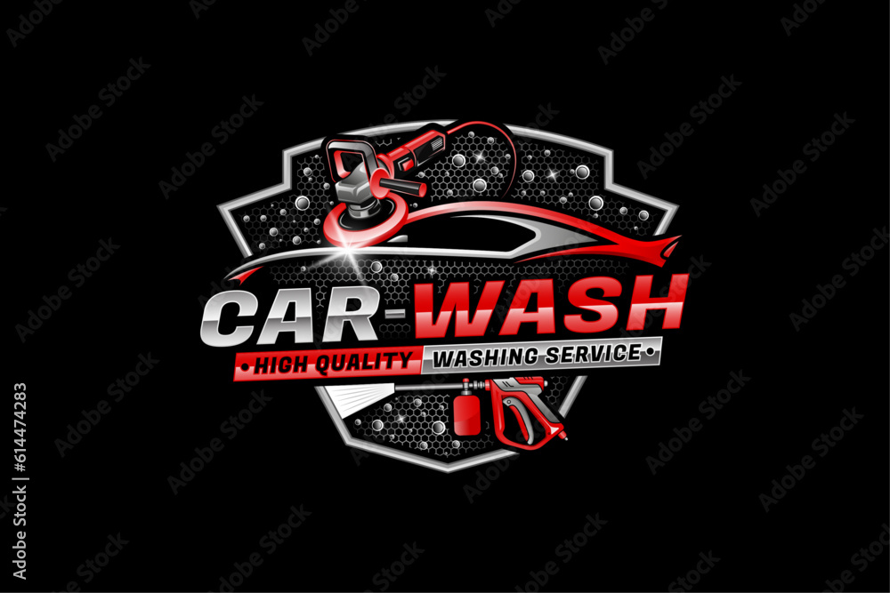 Vecteur Stock Car Wash Logo, Car detailing logo, auto detailing logo ...