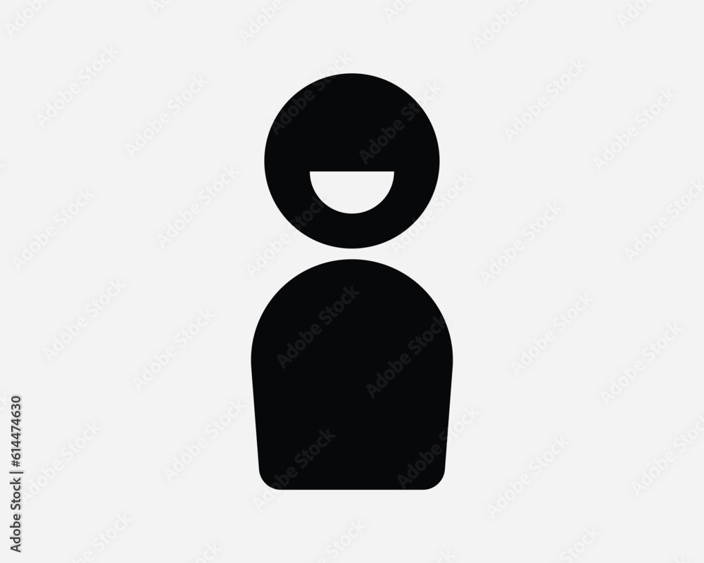 Laughing Man Icon. Male Stick Figure Boy Character Happy Joyful Funny ...