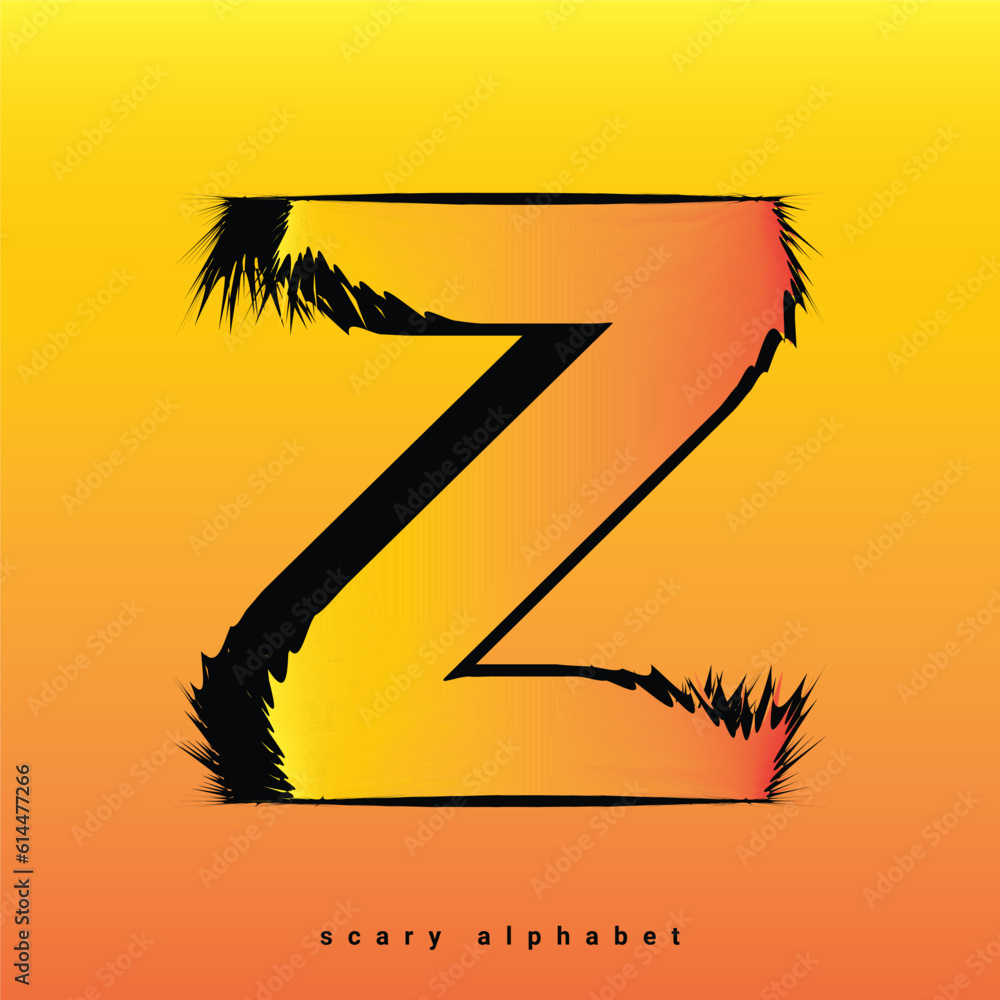 creepy, comic, illustration, graffiti font, scary text, monster, scary ...