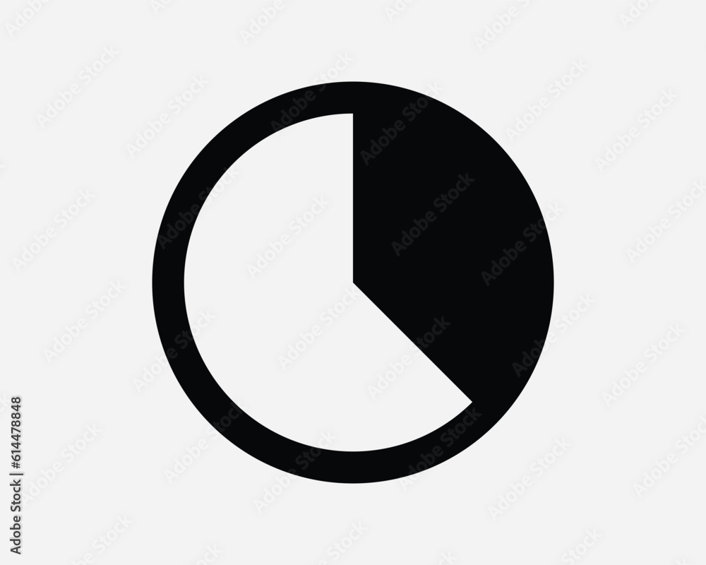 Pie Chart Icon. Stats Statistic Diagram Finance Business Data Market ...