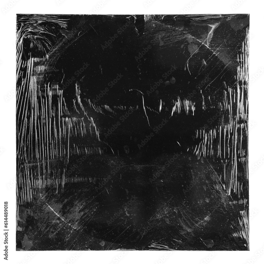 Black album cover wrapped in plastic Stock Photo | Adobe Stock