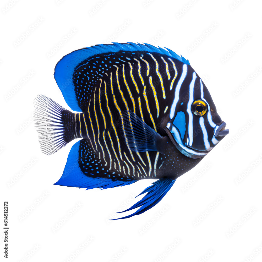 Angel fish isolated on transparent background Stock Illustration ...