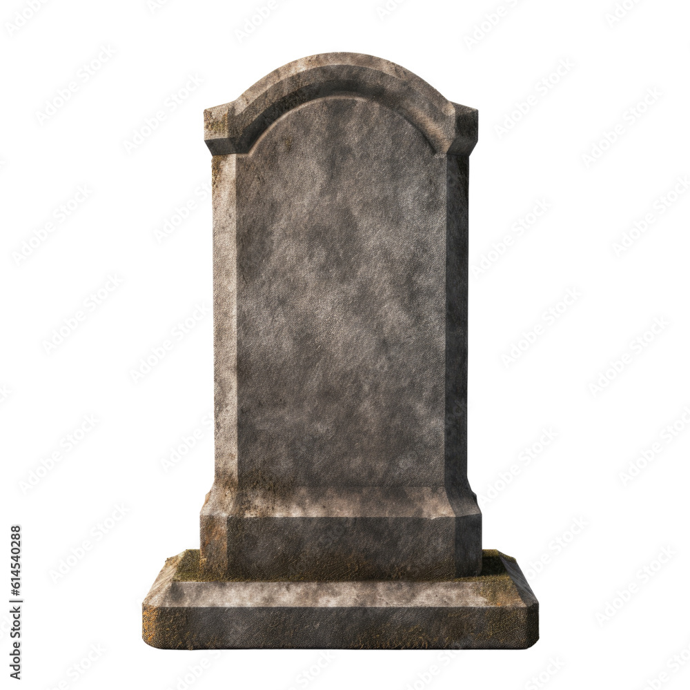 tombstone isolated on a transparent background, generative ai Stock ...
