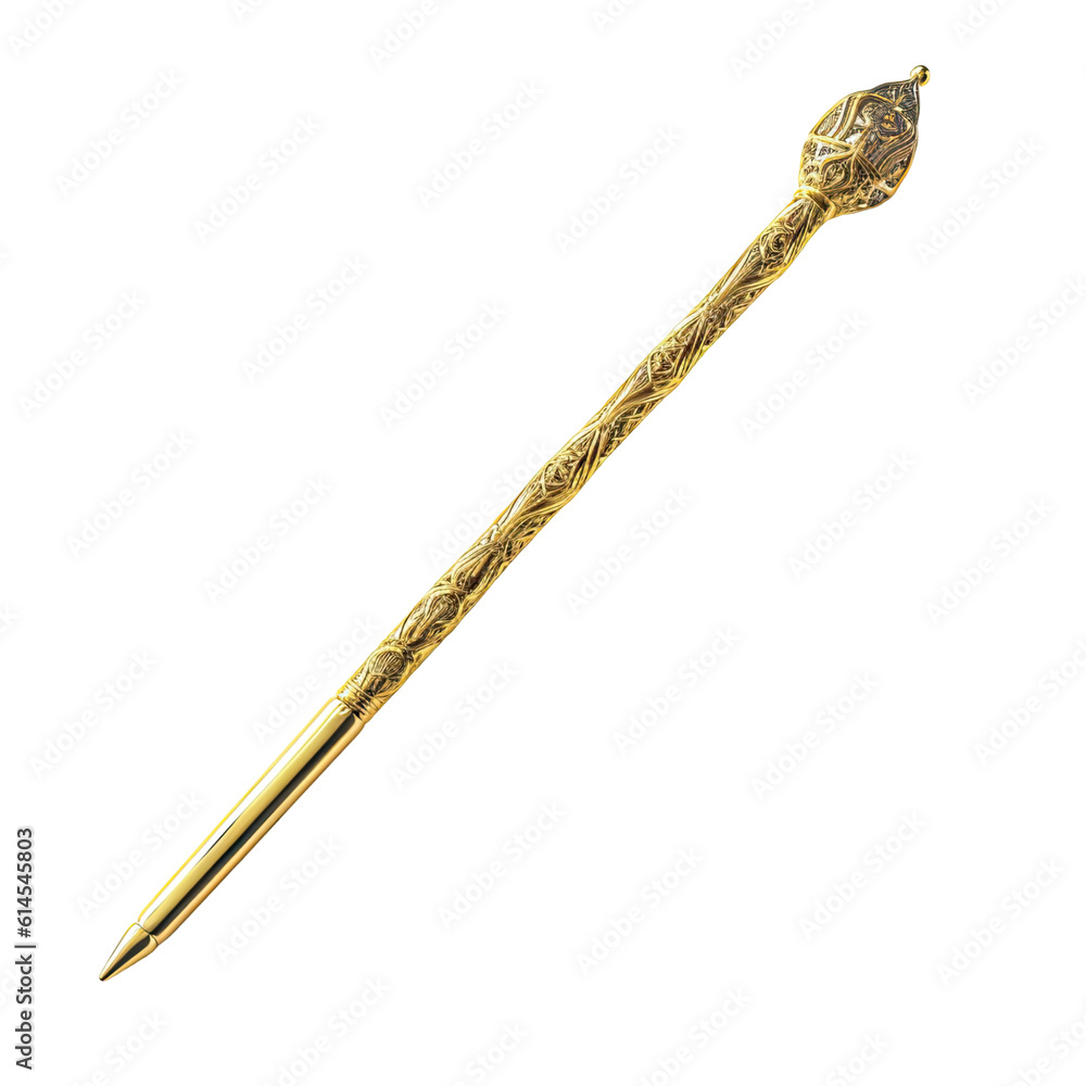 magic wand isolated on a transparent background, generative ai Stock ...