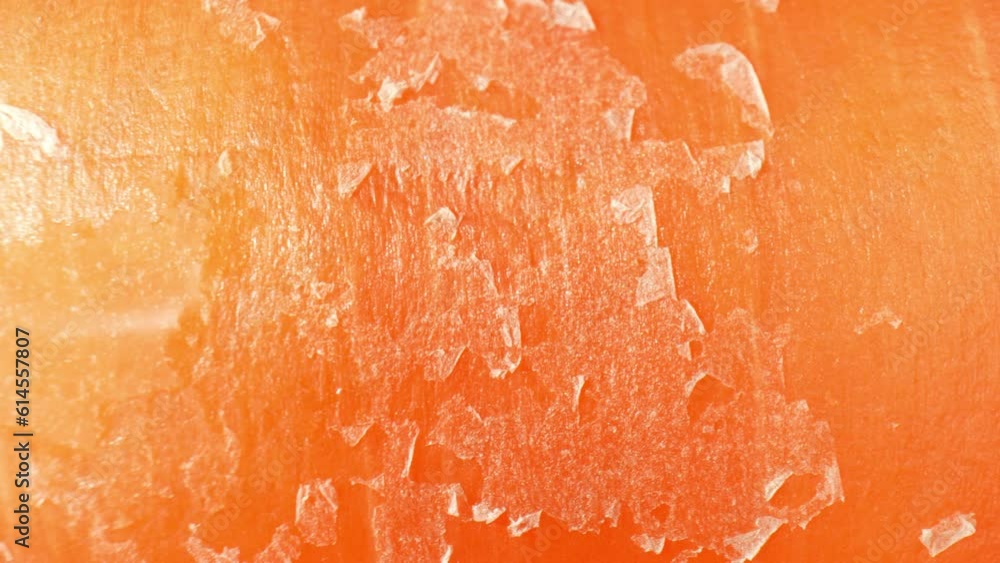 Macro video captures the intricate beauty of a carrot with a probe lens ...